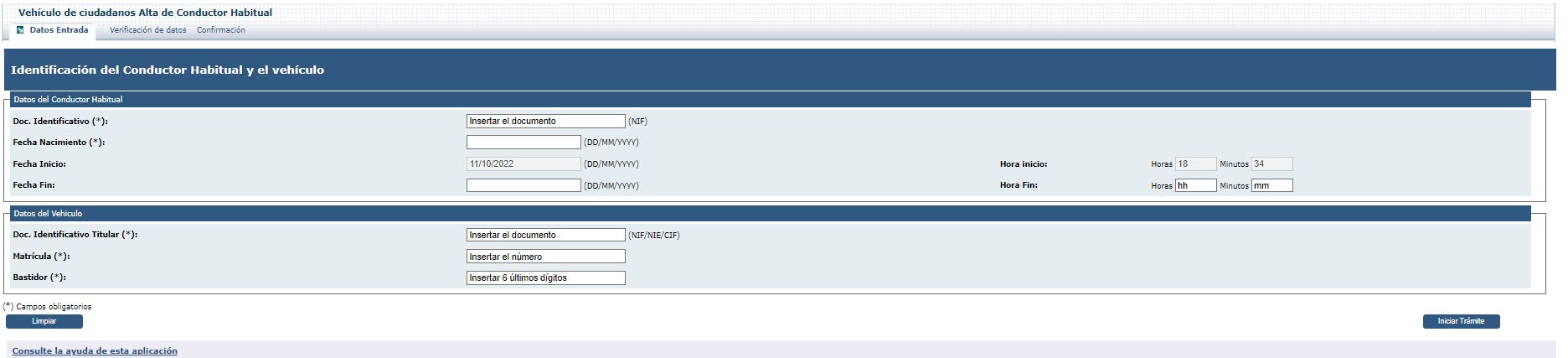 Notificar el conductor habitual DGT【paso a paso】